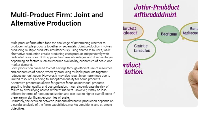 [Презентация] Multi-Product Firm: Joint and Alternative Production