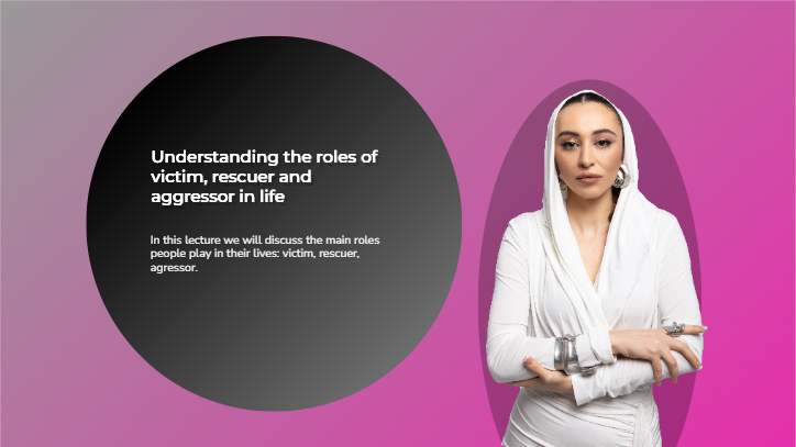[Презентация] Understanding the roles of victim, rescuer and aggressor ...