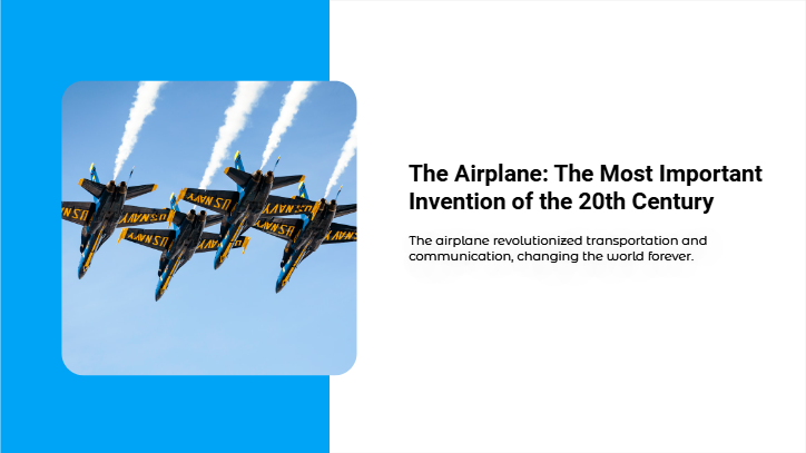 [Презентация] The Airplane: The Most Important Invention of the 20th ...