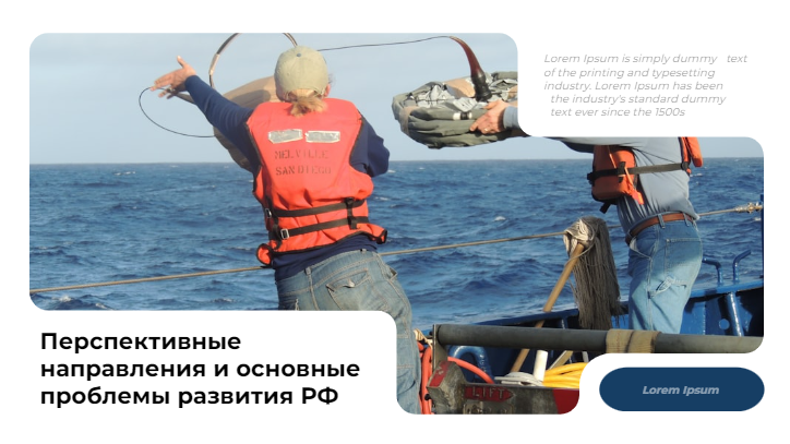 [Презентация] Перспективные направления и основные проблемы развития РФ