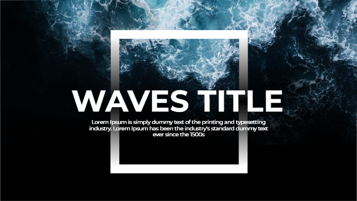 [Шаблон] WAVES TITLE
