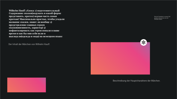[Презентация] Wilhelm Hauff 3 блока: 1) подготовительный Содержание ...