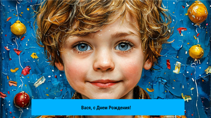 [Презентация] Вася, с Днем Рождения!