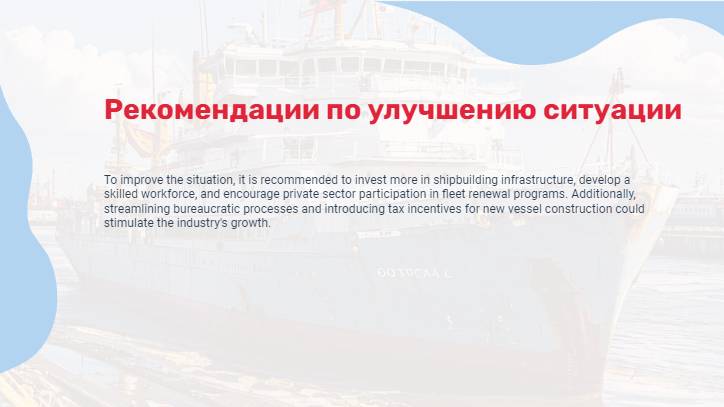 [Презентация] Рекомендации по улучшению ситуации