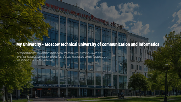 [Презентация] My Univercity - Moscow technical university of ...