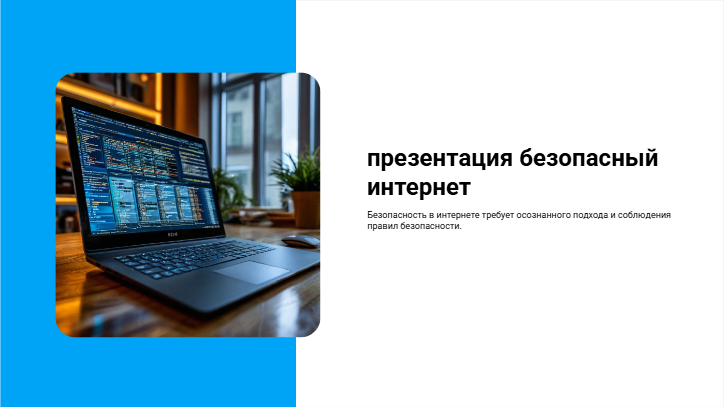 [Презентация] презентация безопасный интернет