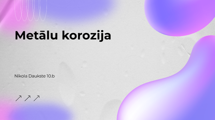 [Презентация] Metālu korozija